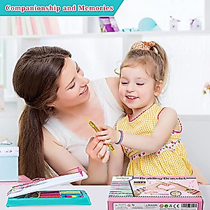 BEMITON Friendship Bracelets Maker Making Kit, Arts and Crafts for Kids Ages 8-12, Best Birthday Gifts for Teen Girls, Travel Activity Set for Ages 6,7,8,9,10,11,12 Year Old Girls