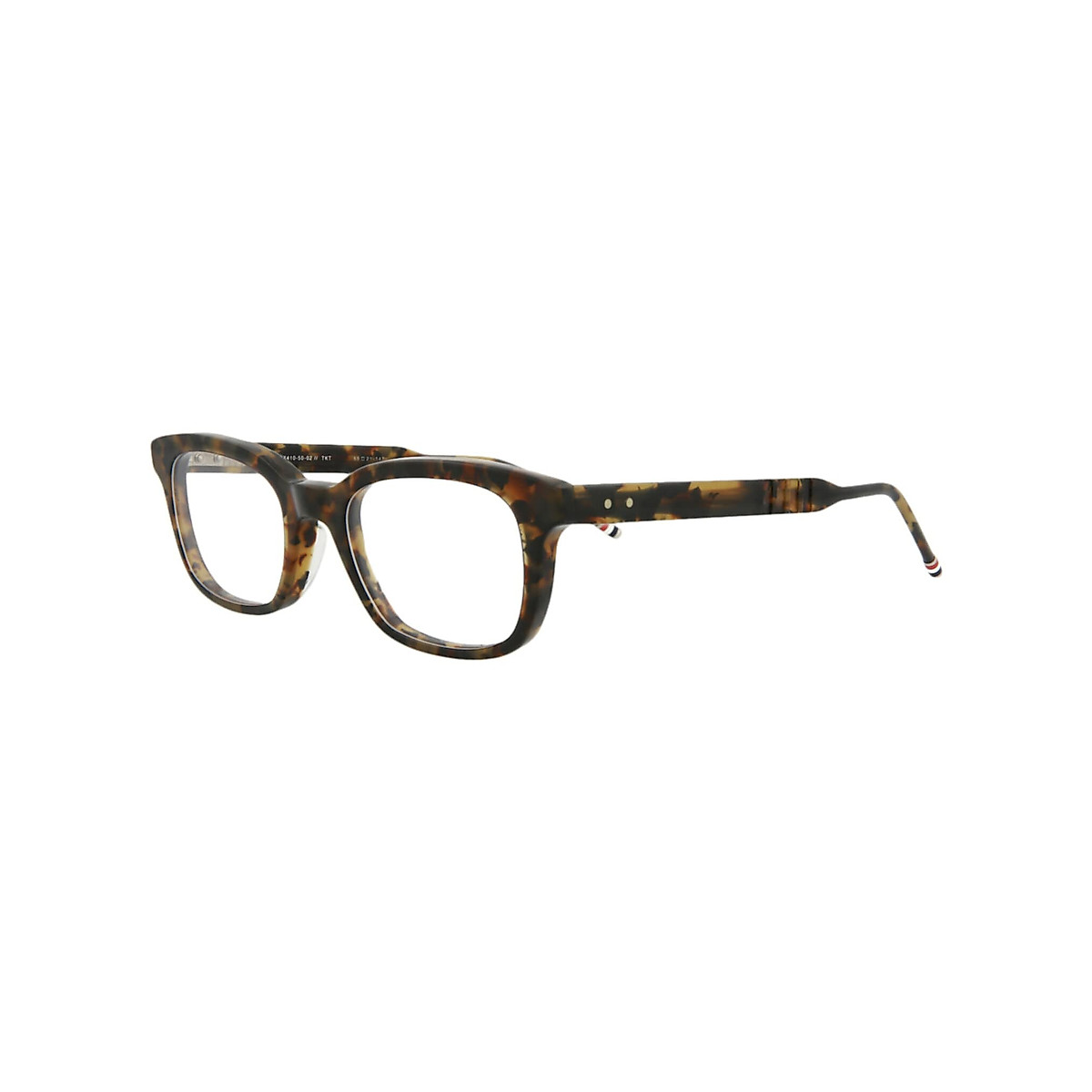THOM BROWNE TBX410-50-02 Eyeglass Frame Tokyo Tortoise w/Demo Lens 50mm