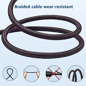 1/4 to XLR Male Cables - Quarter to XLR Balanced Stereo Cables SKAPADEN - 10 Feet, Black