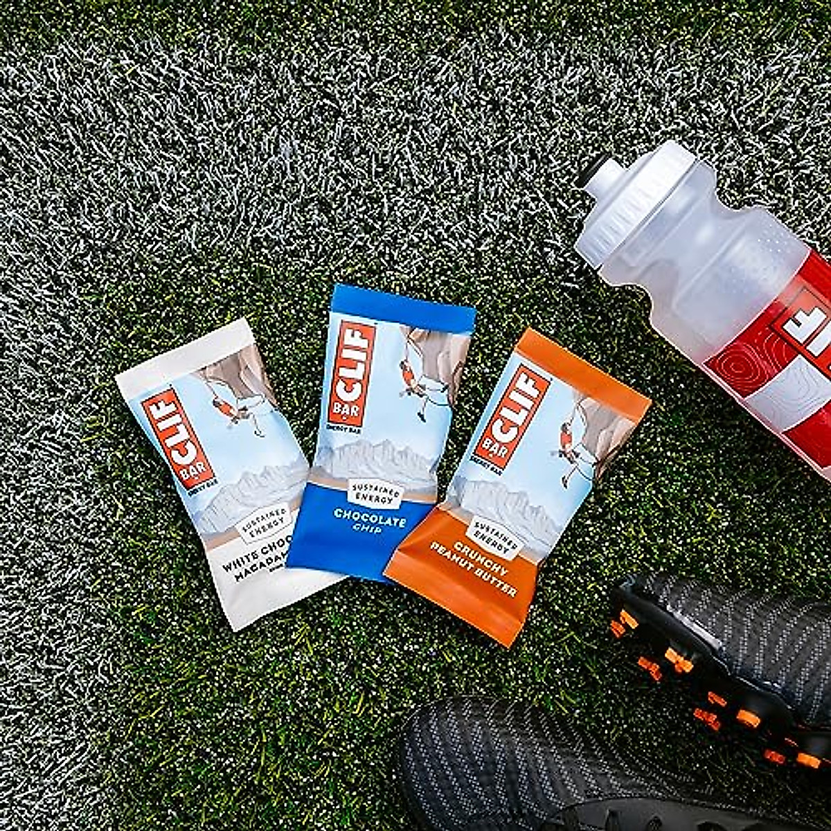 Clif Bar - Crunchy Peanut Butter - Made with Organic Oats - 11g Protein - Non-GMO - Plant Based - Energy Bars - 2.4 oz. (18 Pack)