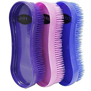 Showman Stiff Bristle Curry Brush Blue