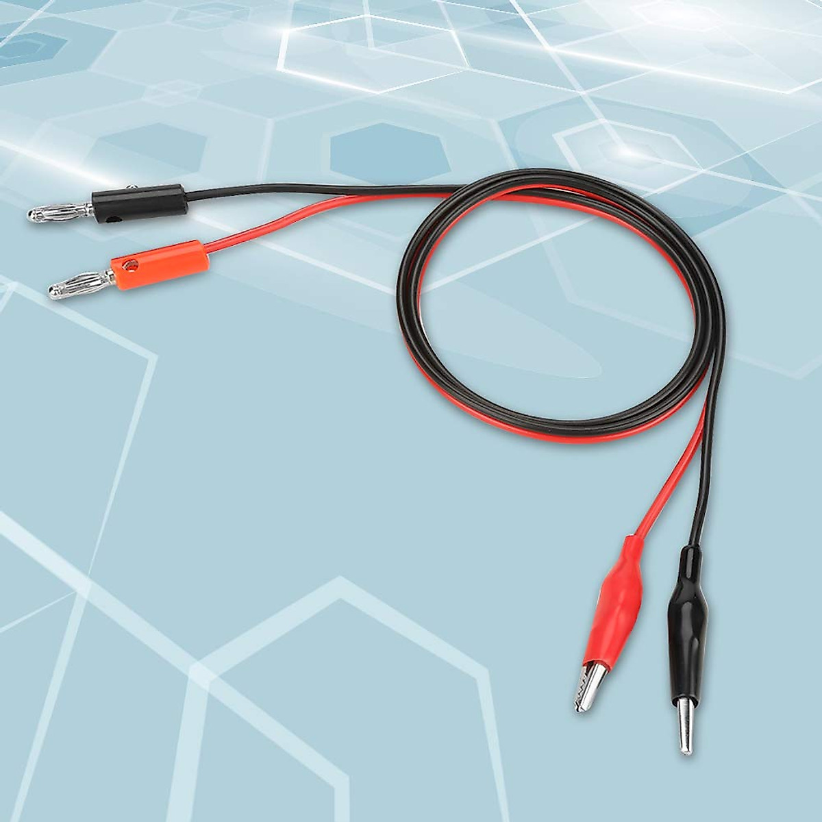 Banana Clip Test Multimeter Banana Plug Clip Test Probe Output Cable Line 30V 5A for Adjustable DC Regulated Power Test Cables Set