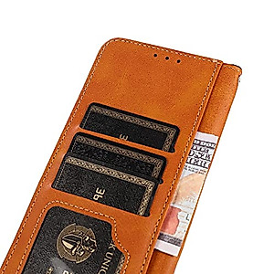 YBROY Case for Motorola ThinkPhone, Magnetic Flip Leather Premium Wallet Phone Case, with Card Slot and Folding Stand, Case Cover for Motorola ThinkPhone.(Pink)