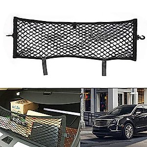 Cargo Net for Xt5 Car Cargo Net, Xt5 Cargo Net Adjustable Elastic Heavy Duty Rear Cargo Trunk Storage Organizer Net Mesh Nylon Organizer Bungee for XT5
