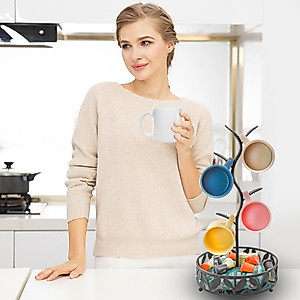 FAYAMILA Mug Holder, Countertop Mug Tree,Space Saving Coffee Cup Holder for Countertop,Ideal Coffee Bar Organizer & Kitchen Organizer