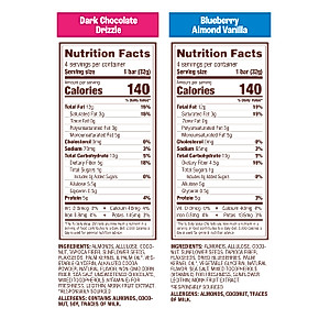 Munk Pack Chewy Almond Bar, Variety Pack - 1g Sugar, 4-5g Protein, Low Carb & Keto - Gluten Free, Grain Free, Plant Based, Zero Added Sugar - Breakfast & Snack Bars, 6 Count