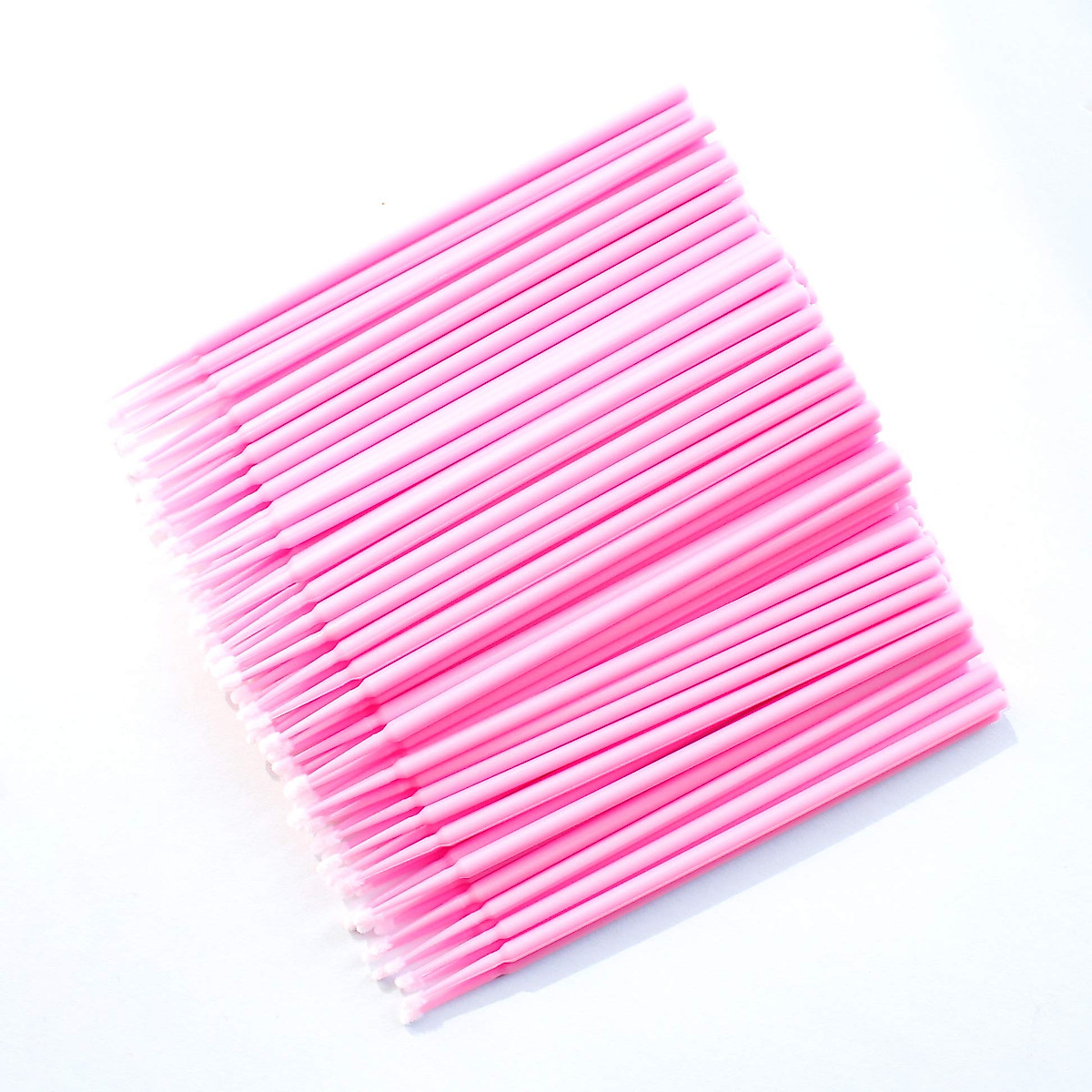 MAYSHIKOU 100 Pcs Micro Swabs For Eyelash Extensions Disposable Applicators Brush False Eyelashes Brush Clean Mascara Bruhes Makeup Tools