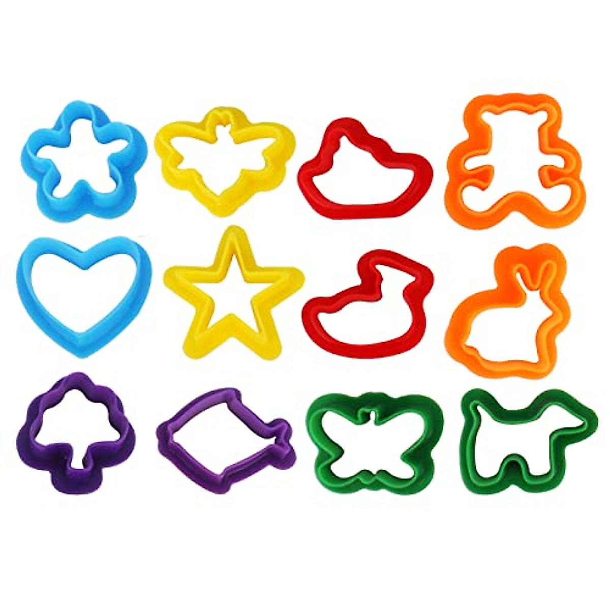 Play Dough Tools Kit Playdough Toys with Animal Molds Rolling Pins Tool Set for Kids Creative Dough Cutting Accessories, 25pcs