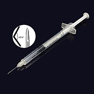 1ml/cc 30G 13MM/0.5IN Industrial Manufacturing Dispensing Tools, Lab Measuring Supplies, Pack of 20, Individually Wrapped