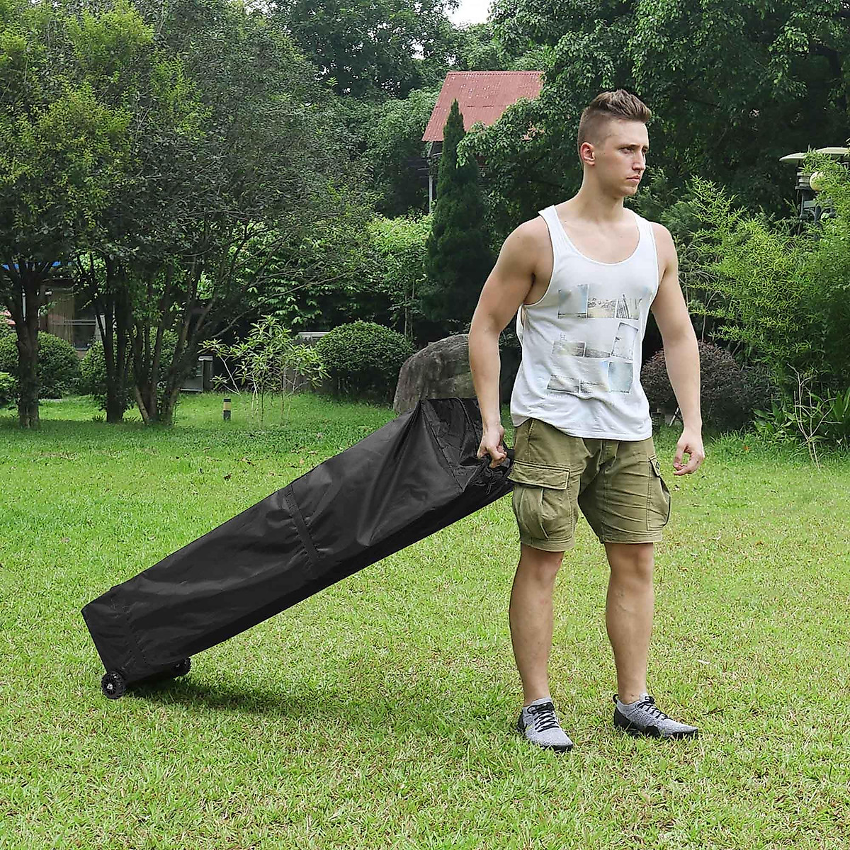 Instahibit Pro XL Canopy Carry Bag Wheeled for 10x15' Popup Event Shelter Tent Storage Case
