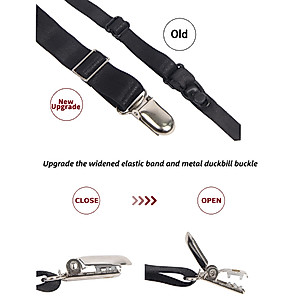 comeondear Lace Garter Belt for Women, High-Waisted Plus Size Garter Belts Set with Black Fishnets Thigh High Stockings and 4 Metal Clip Elastic Suspenders Black M-L