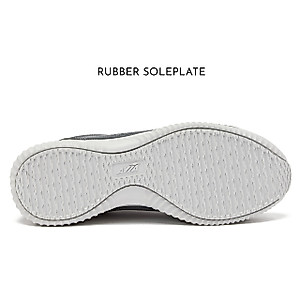 Avia Air Slip On Shoes for Men - Casual Comfortable Athletic Tennis Walking Sneakers for Men with Memory Foam - Dark Grey, 11.5 Extra Wide