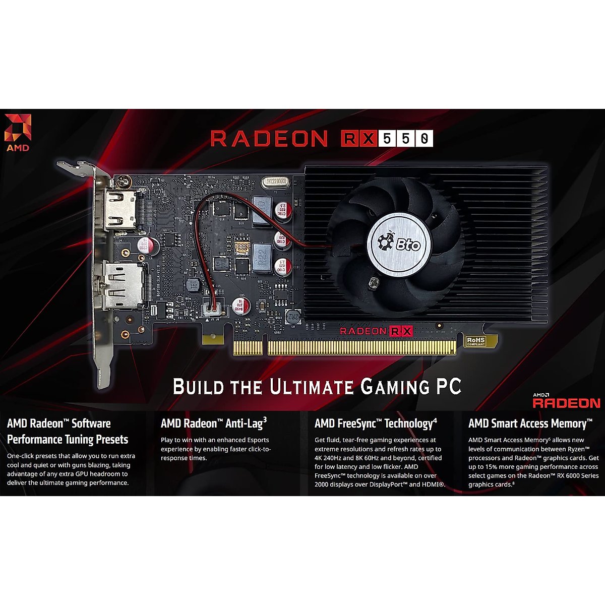HP 800 G2 SFF Computer PC Intel Core i7 Processor, [ 16GB Ram, 256GB SSD + 1TB HDD ] Wireless WiFi New 27 Inch 4k Gaming Monitor, AMD Radeon RX-550 4GB GDDR5 Graphics, Windows 10 (Renewed)