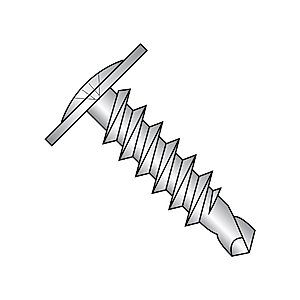 Small Parts 0606KPM188 18-8 Stainless Steel Self-Drilling Screw, Plain Finish, Modified Truss Head, Phillips Drive, #2 Drill Point, #6-20 Thread Size, 3/8" Length (Pack of 50)