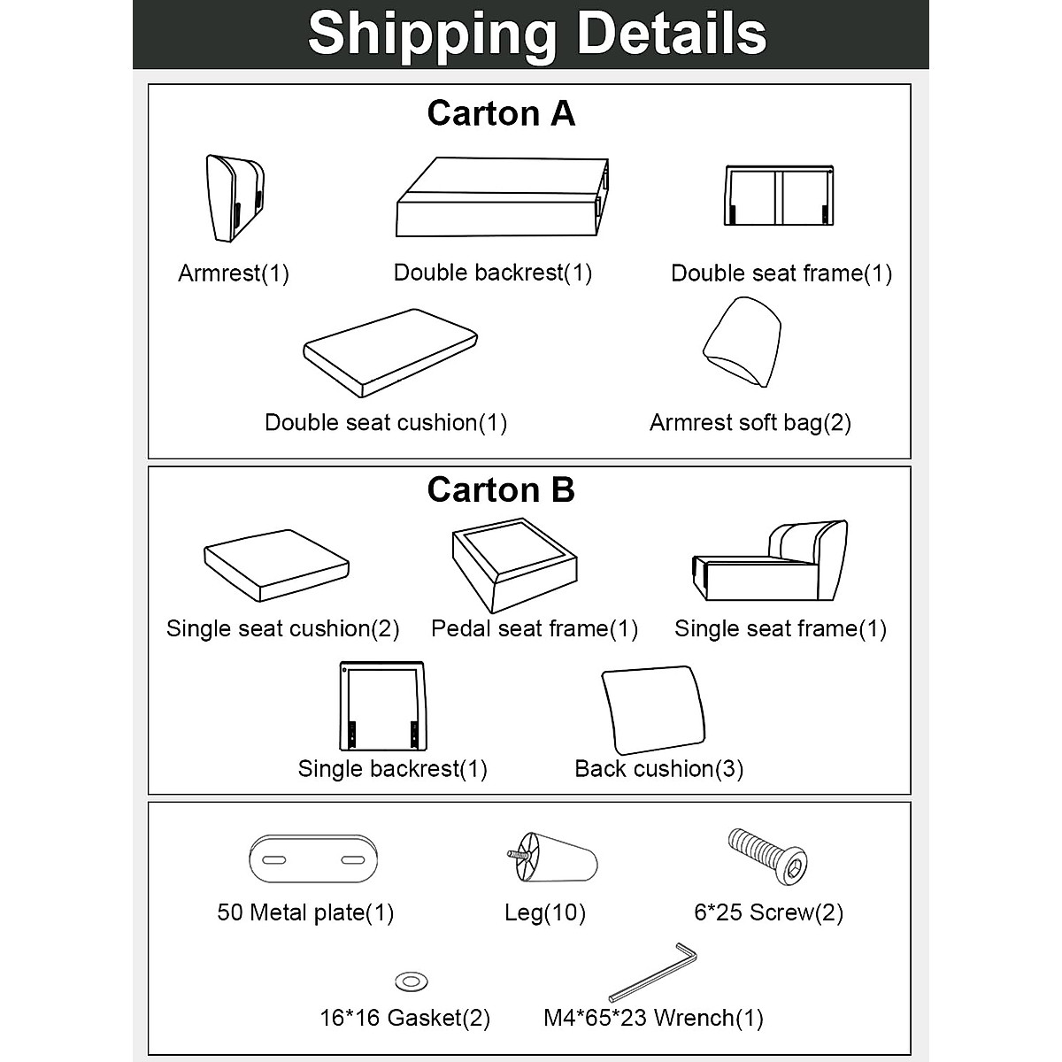 Jarenie 79.53" W Convertible Sectional Sofa, Modern L Shaped Upholstered 3 Seat Sofa Couches with Reversible Chaise for Living Room, Apartment, Dark Grey