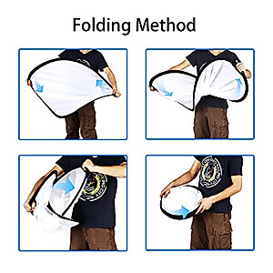 Selens Portable 5-in-1 24 Inch (60cm) Handle Round Reflector Collapsible Multi Disc with Carrying Case for Photography Photo Studio Lighting & Outdoor Lighting, Photography Multi-Disc Photo Reflector