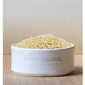 Terrasoul Superfoods Organic Unhulled Sesame Seeds, 2 Lbs, Nutty Crunch for Asian Dishes, Baking, and Homemade Tahini