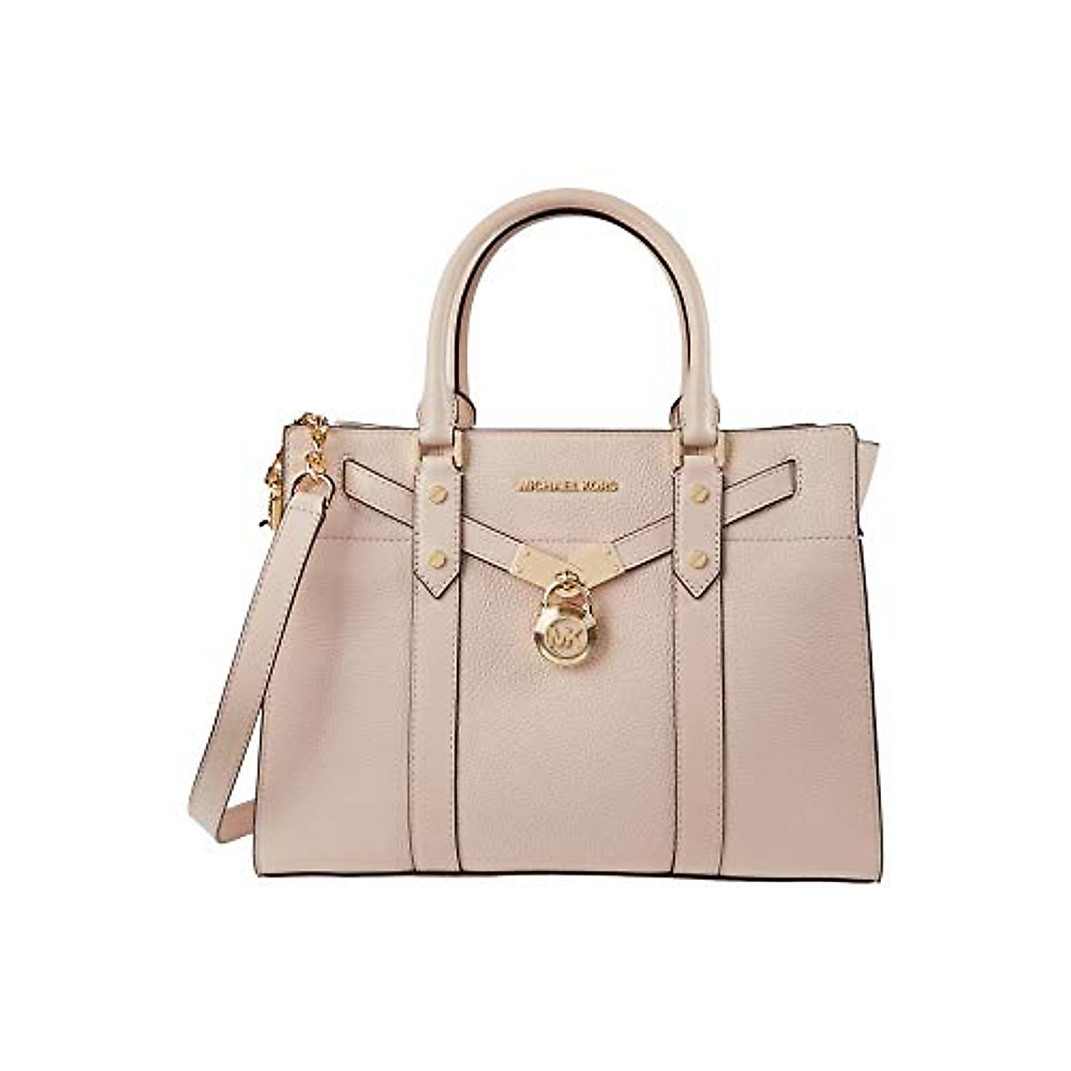 Michael Kors Nouveau Hamilton Large Satchel Soft Pink One Size