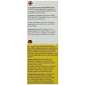 Hilton Herbs Kitty KD Herbal Supplement for Optimum Renal Function in Cats, 1.69 fl oz ( 50 ml ) Bottle