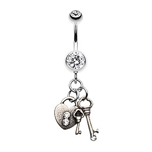 Love Lock Down WildKlass Belly Button Ring