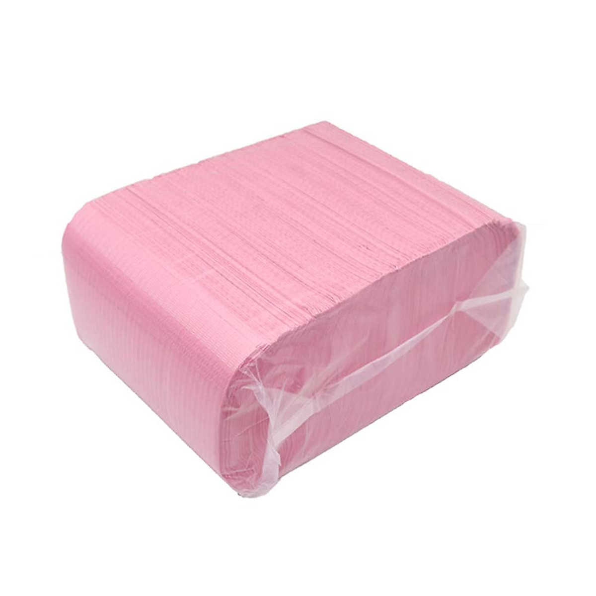 Mekupeu 125 PCS Disposable Waterproof Tattoo Table Covers Dental Bib Sheets Cloths Tattoo Supplies 13" x 18" inch (Pink)