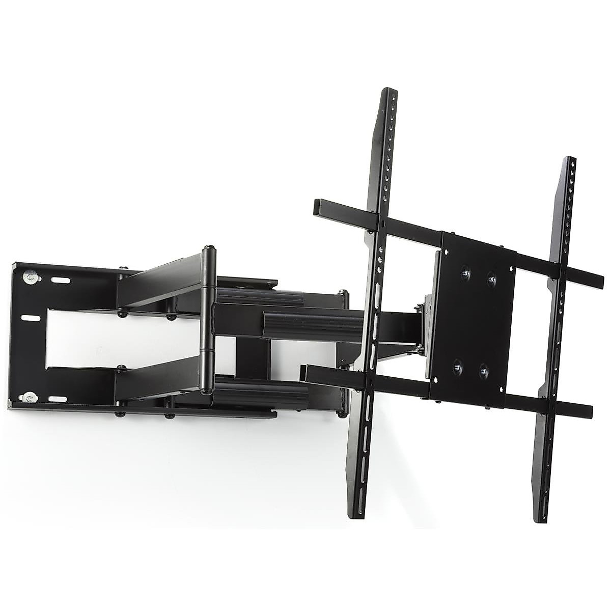 Displays2go Articulating TV Wall Mount for 42-90 Inch HDTV, Steel, Panning/Tilting VESA Bracket (HVAWM4290L)
