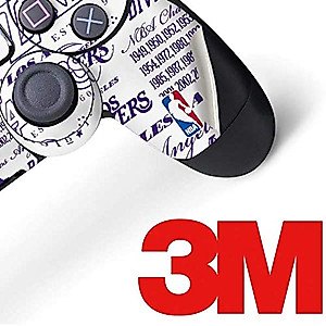Skinit Decal Gaming Skin Compatible with PS4 Controller - Officially Licensed NBA LA Lakers Historic Blast Design