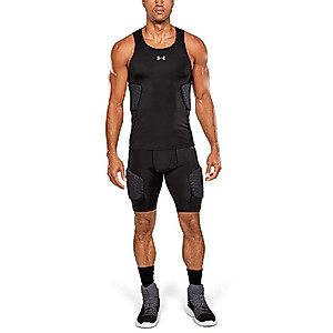 Under Armour Gameday 3-Pad Tank Bball, Medium, Black