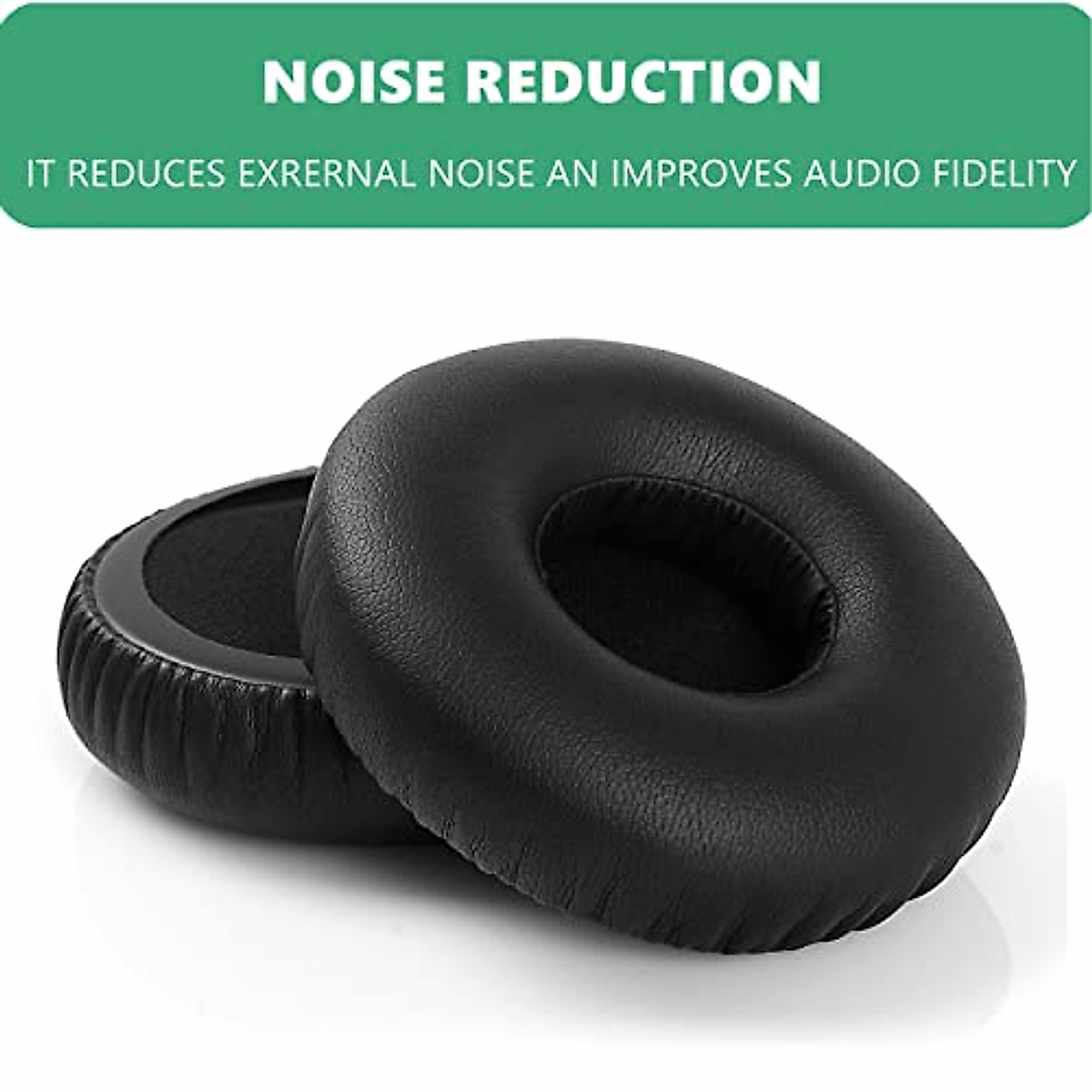 TaiZiChangQin Ear Pads Cushion Memory Foam Earpads Replacement Compatible with House of Marley Positive Vibration 2 On-Ear Headphone