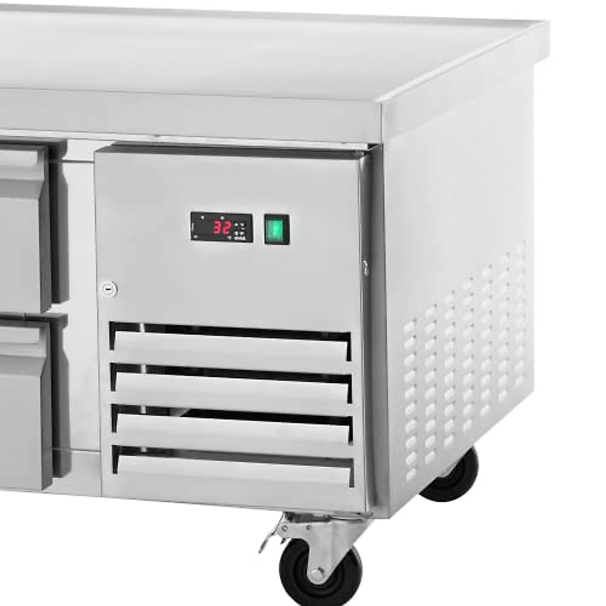 Arctic Air ARCB48 50" Two Drawer Refrigerated Chef Base, Stainless Steel, 115v