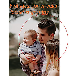 Queenberry Custom Keychain with Picture Personalized Photo Gift for Boyfriend Girlfriend