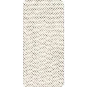 nuLOOM Casual Herringbone Anti Fatigue Kitchen or Laundry Room Comfort Mat, 20" x 42", Beige