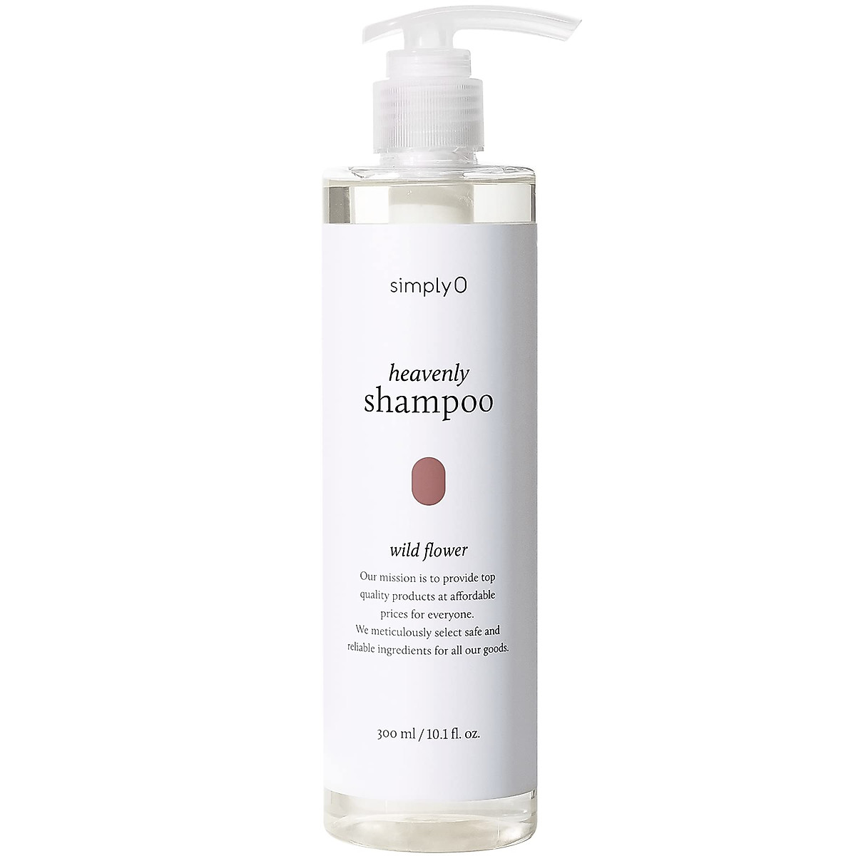 simplyO Heavenly Shampoo Wild Flower | Argan Oil for Dry and Damaged Hair | Paraben-Free, Sulfate-Free, 300ml (10.1 fl. oz)
