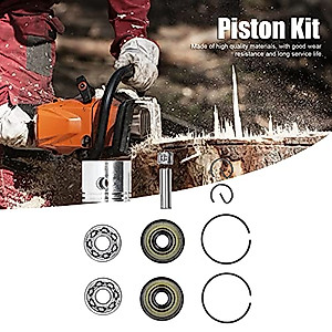 Piston Kit, Stable Performanc 41.1mm Watertight Chainsaw Accessories for Garden Accessories for Poulan 220 221 260 1950 2150 2250 2450 2550