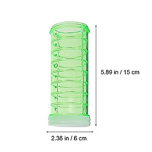 VILLCASE Hamster Cage Tubes Hamster Tubes Set, Hamster Cage Tube, Hamster Tubes Connection Pipe, Adventure External Pipe DIY Connection Tunnel for Small Animals Hamster 1 Set (Green) Hamster Tubes
