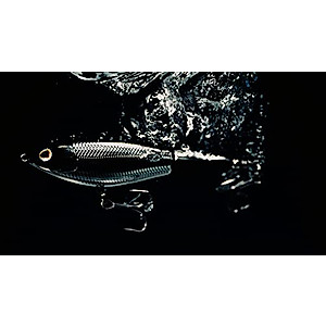 Berkley Choppo Saltwater Fishing Hard Bait, Black Chrome, 120mm - 1 oz