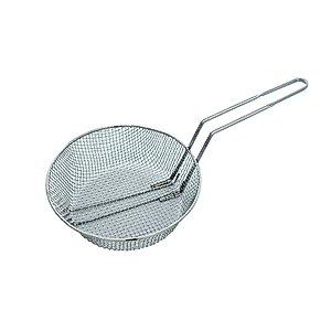 Update International (CUB-8M) 8" Nickel-Plated Medium Mesh Culinary Basket