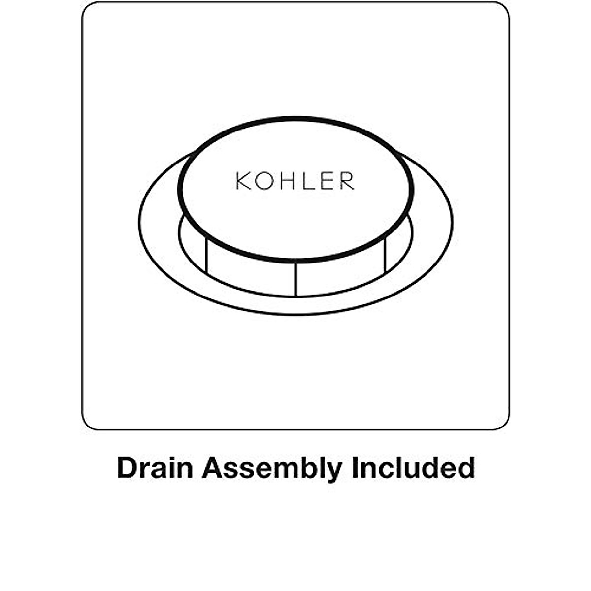 KOHLER 97093-4-CP Hint Widespread Bathroom Faucet with Pop-Up Drain Assembly, 3 Hole 2-Handle Bathroom Sink Faucet, 1.2 gpm, Polished Chrome