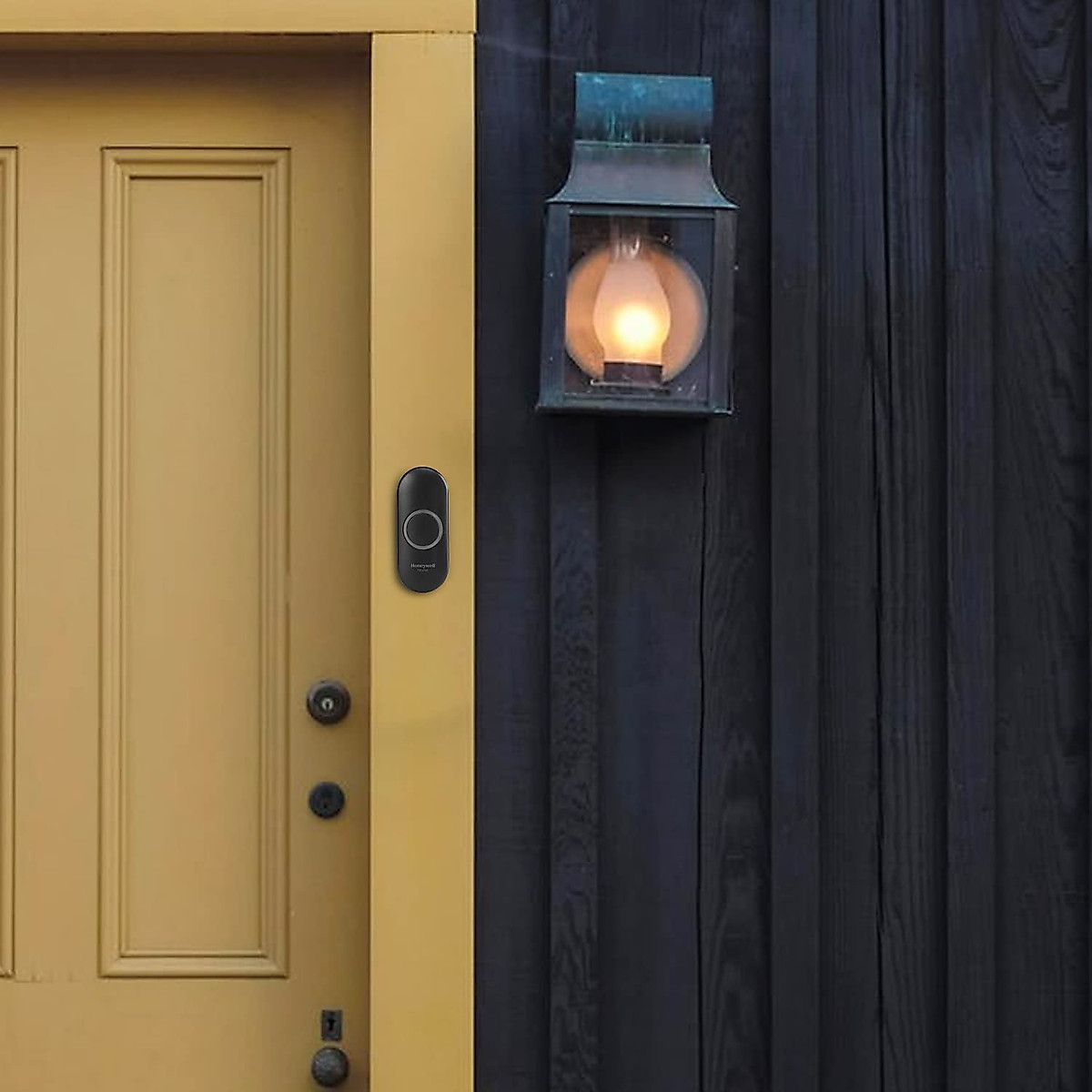 Honeywell Home RPWL401B2000/A Wireless Surface Mount Push Button , Black