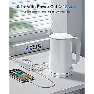 USB C Charger, LDNIO 65W GaN Desktop Charger, 5-in-1 USB C Charging Station with AC Outlet Extender, Surge Protector Power Strip for MacBook Pro/Air, Laptops, iPad, iPhone, Samsung Multiple Devices