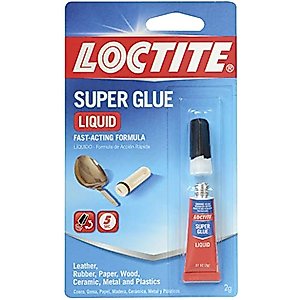 Loctite 1399967 Super Glue Liquid Tube, 1 (1Pack), Clear and colorless