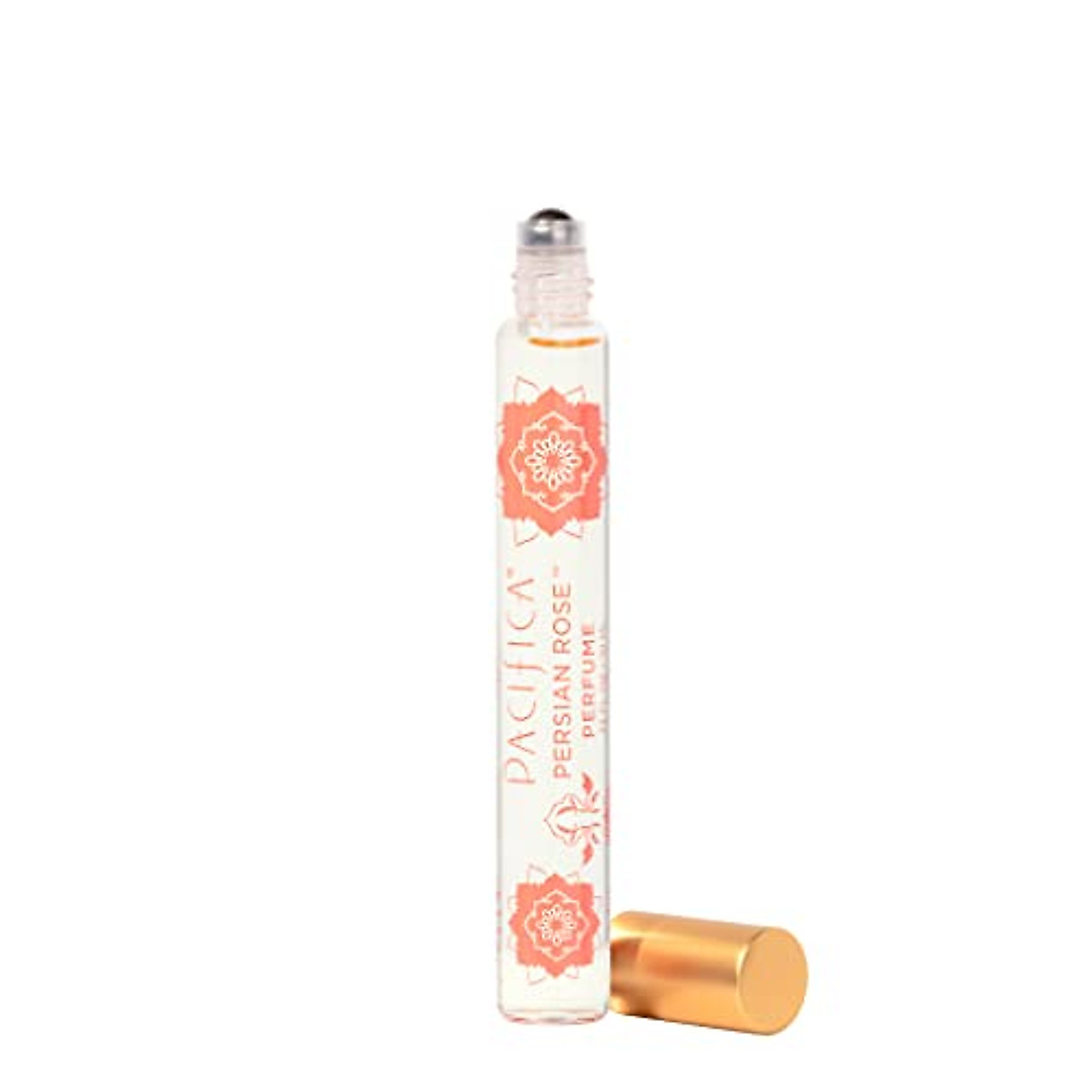 Pacifica Beauty Persian Rose Rollerball Clean Fragrance Perfume, Made with Natural & Essential Oils, 0.33 Fl Oz | Vegan + Cruelty Free | Phthalate-Free, Paraben-Free | Travel Size