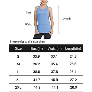MAGCOMSEN Sleeveless Tops for Women Running Tank Tops for Women Dry Fit Shirts Summer Shirts Womens Tank Tops Gym Tank Tops Yoga Tops Women