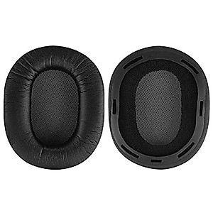 Geekria QuickFit Replacement Ear Pads for Sony MDR-1R, MDR-1RMK2 Headphones Earpads, Headset Ear Cushion Repair Parts (Black)