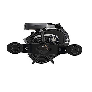 Abu Garcia MaxToro Digital Line Counter Low Profile Baitcast Fishing Reel, Black, 50LP