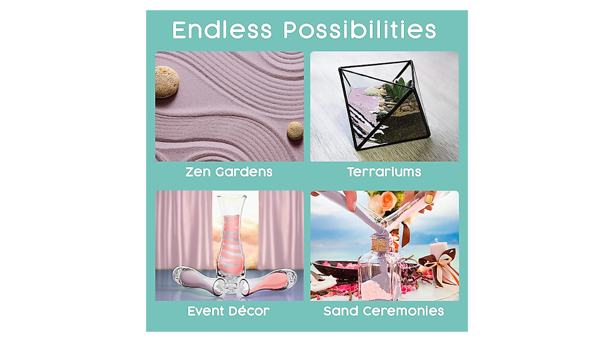 Pink Blush Unity Sand for Weddings & Decor | Sandsational Sparkle