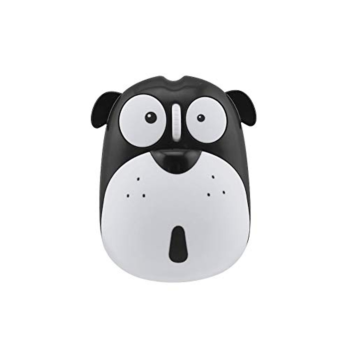 FLY WAY Cute Wireless Mouse, Cartoon Dog 2.4GHz Rechargeable Cordless Mouse with Nano USB Receiver Children Mice Kids Gaming Mouse for Notebook,Laptop,PC,Desktop (black)