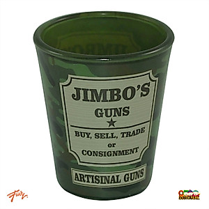 JUST FUNKY South Park Jimbo's Guns 1.5oz Camo Shot Glass