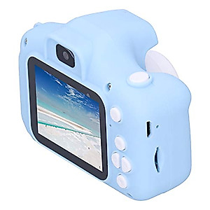 PUSOKEI Kids Camera, 2.0in IPS Screen 1080P HD Kids Digital Camera Video Recording Camera Toy, 20MP Children Digital Camera for Girls and Boys(Blue)