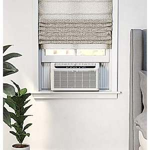 Haier 6,200 BTU Ultra Quiet Window Air Conditioner for Small Rooms and Bedrooms, Control Using Remote, 6K Window AC Unit, Easy Install with Included Kit, White, Energy Star